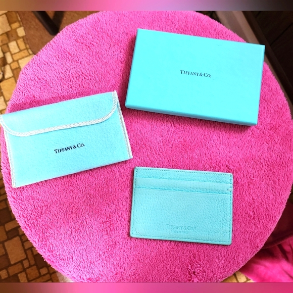 Tiffany & Co. | Bags | Tiffany Co Euc Leather Card Holder With Box And ...